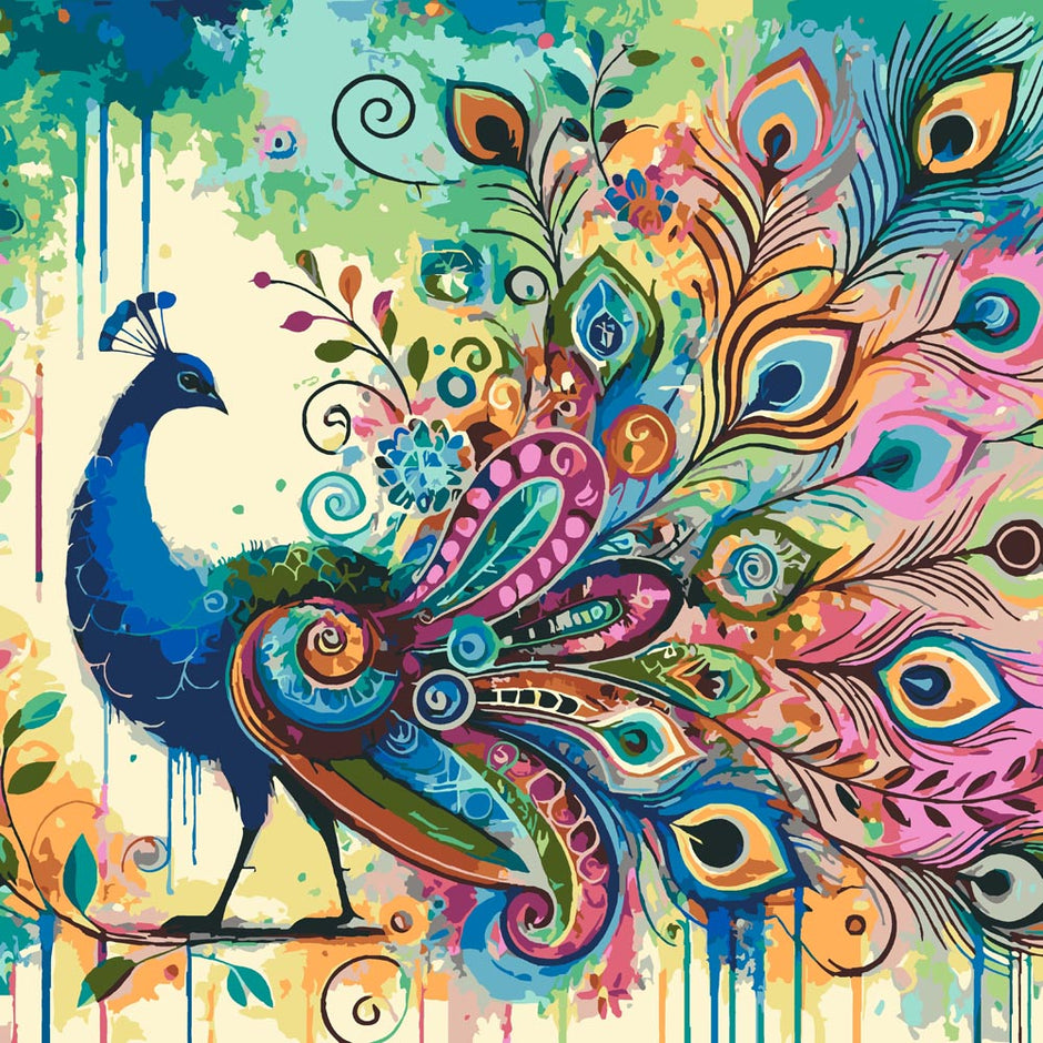 Abstract - Paint by Numbers 🎨 Unique & Modern Art – Paint by Numbers - DIY