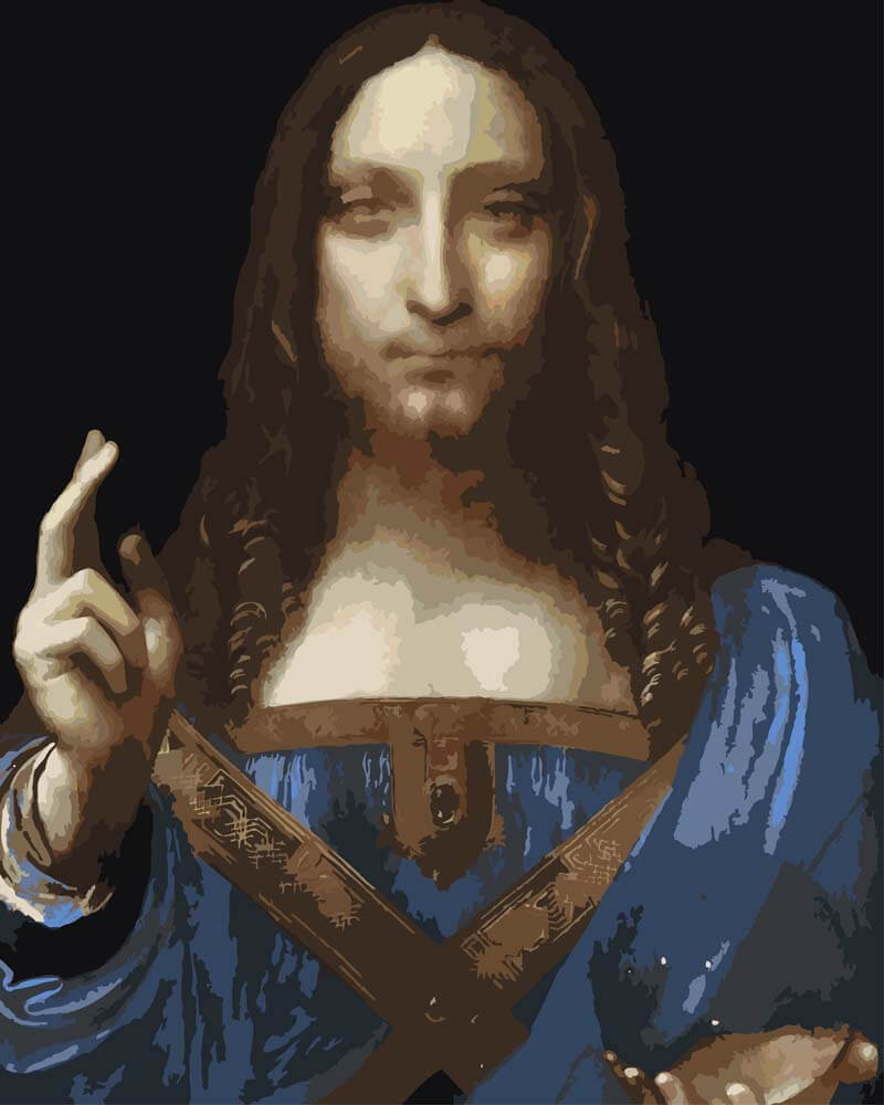Paint by Numbers - Salvator Mundi | Leonardo da Vinci – Paint by ...