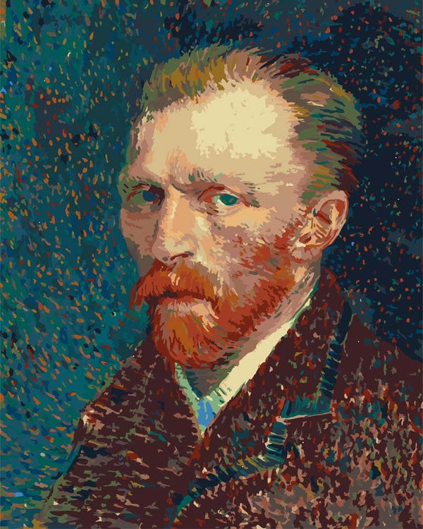 Paint by Numbers - Self-Portrait 2 | Vincent van Gogh – Paint by ...